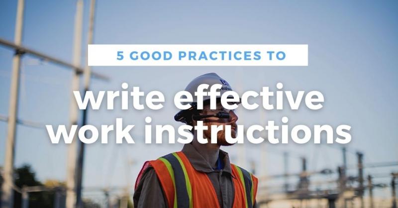 How to write effective work instructions - Picomto